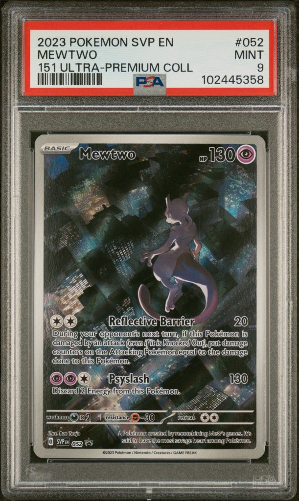 Pokemon SVP EN 052 Mewtwo UPC Promo PSA 9 Satın Al | Pokemon Kartı ...